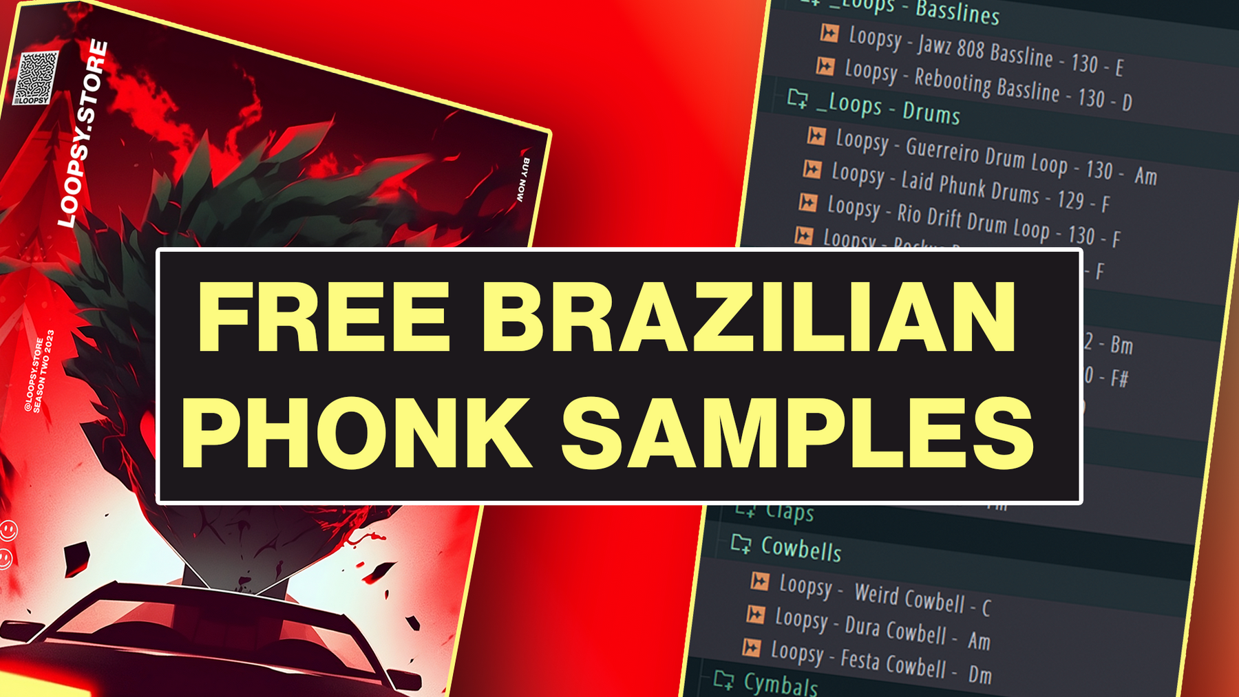 FREE Brazilian Phonk Drum Kit - Loop Kit